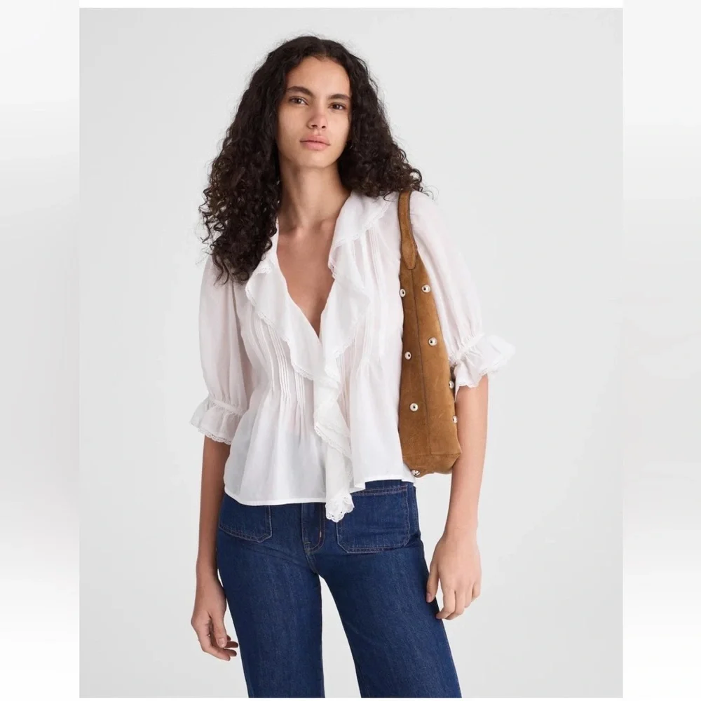 Madewell White Button Down